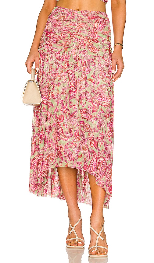 MISA Los Angeles Dalida Skirt in Vintage Paisley | REVOLVE