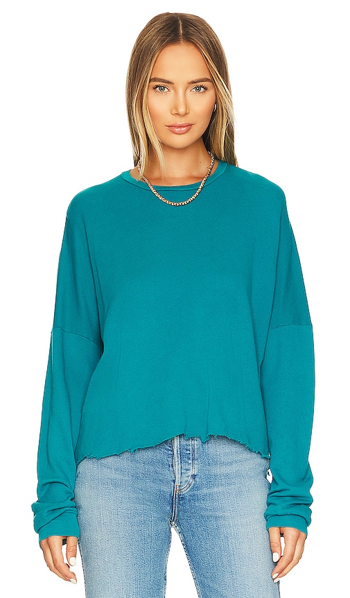 Michael Lauren Travis Crop Pullover in Lagoon | REVOLVE