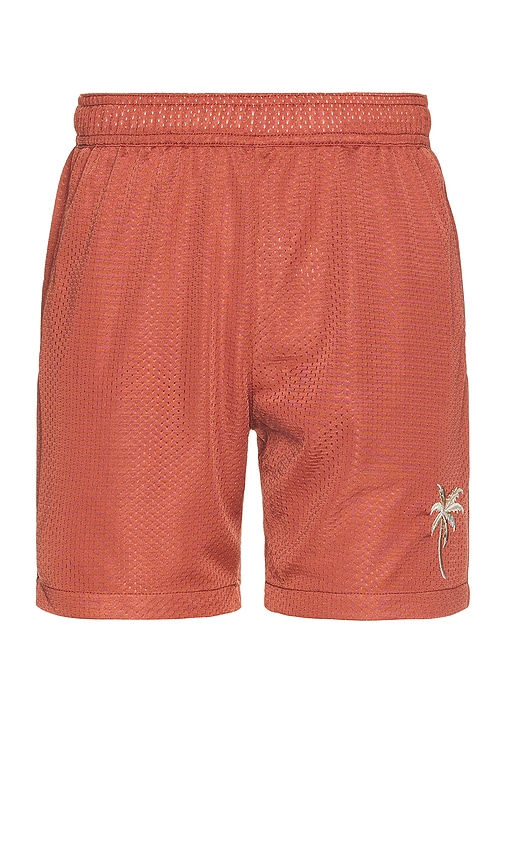 Marine Layer Side Stripe Mesh Short in Baked Clay | REVOLVE