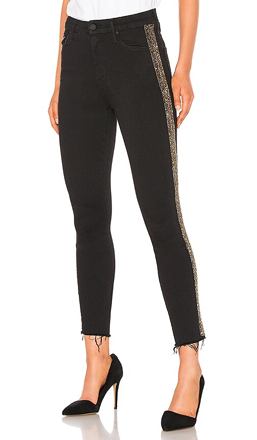 MOTHER High Waisted Looker Ankle Fray in Guilty Flash | REVOLVE