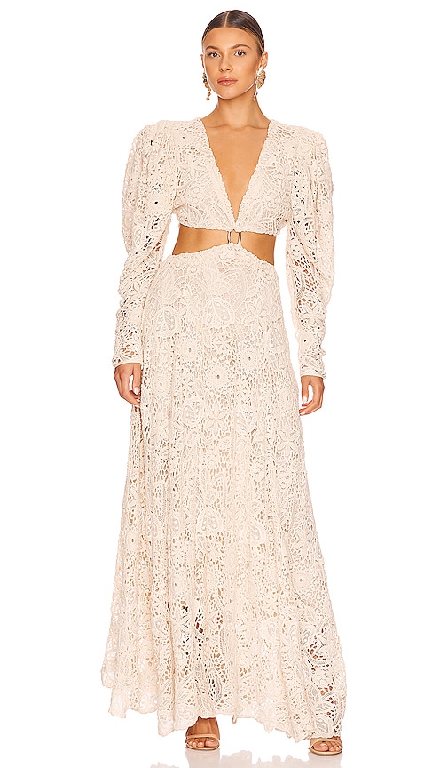 Magali Pascal Pandora Maxi Dress in Ivory | REVOLVE