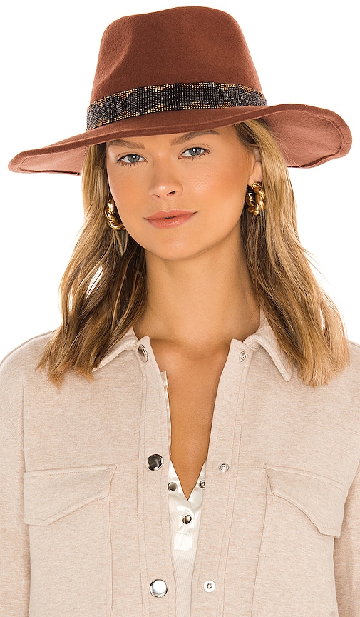 Nikki Beach Rogue Hat in Cognac | REVOLVE