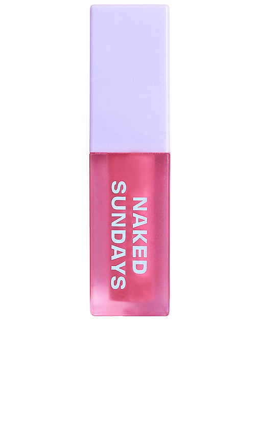 Naked Sundays Glow + Go Lip Oil SPF50+ in Peach | REVOLVE