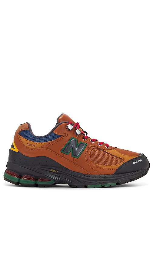 New Balance 2002R in Brown & Team Red | REVOLVE