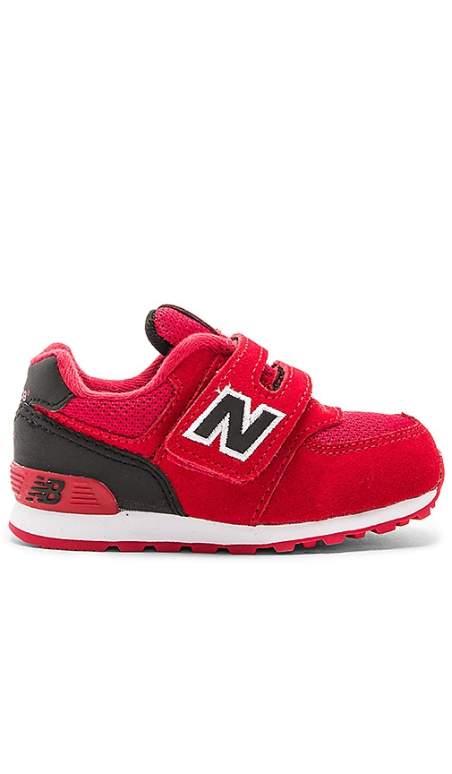 New Balance High Visibility Sneaker in Red & Black | REVOLVE