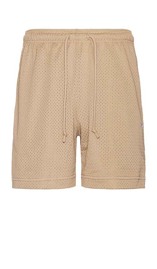 Nike Mesh Short in Khaki & White | REVOLVE