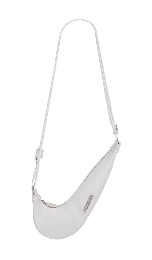 Nike x Jacquemus LE Swoosh Bag in White & Shiny Silver | REVOLVE