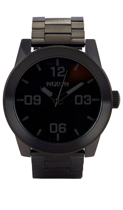 Nixon Corporal Watch in Black | REVOLVE
