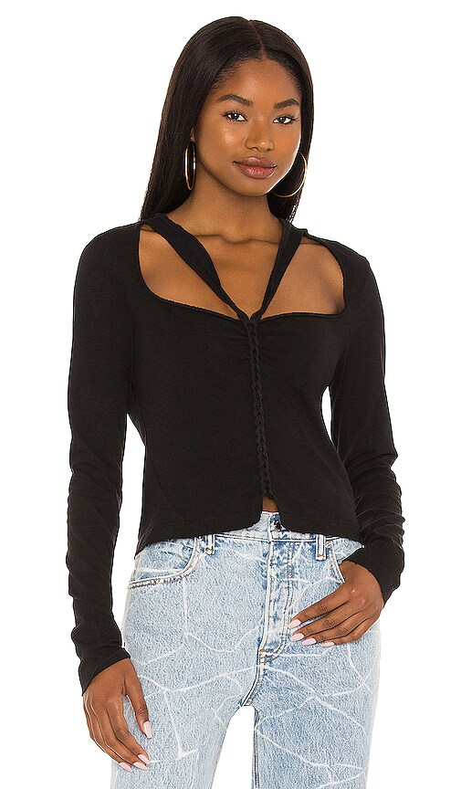 Noam Marpesia Top in Black | REVOLVE