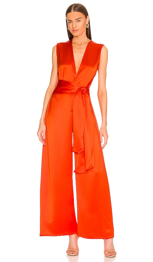 NONchalant Label Jana Jumpsuit in Orange | REVOLVE