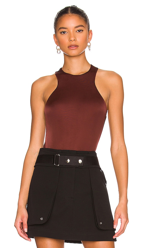 Not Yours To Keep Max Bodysuit in Chocolate Brown | REVOLVE