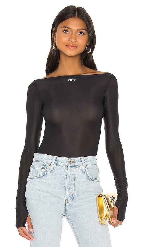 OFF-WHITE Basic Top in Black & White | REVOLVE