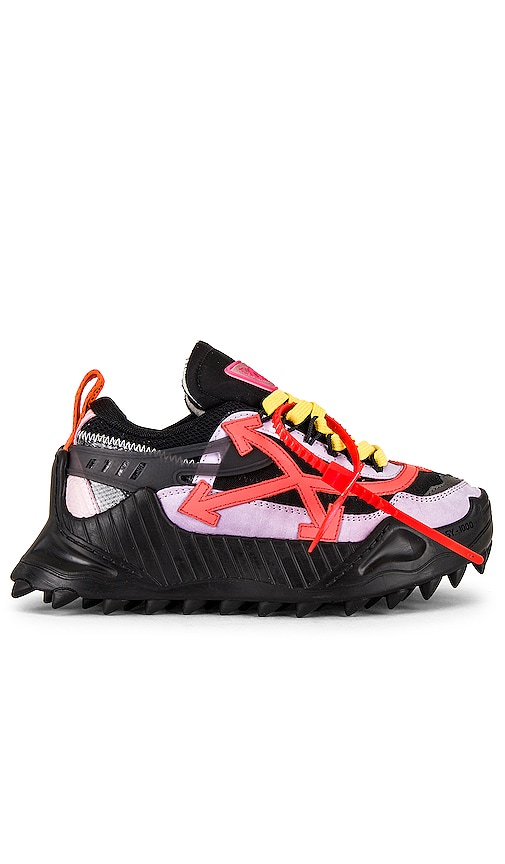 OFF-WHITE Odsy-1000 Sneaker in Black Fuchsia | REVOLVE