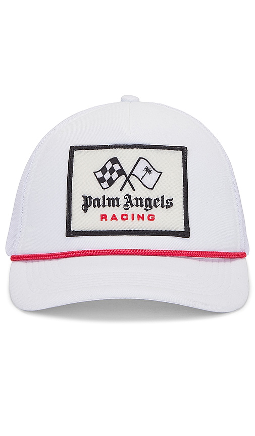 Palm Angels x Formula 1 Racing Baseball Cap in White, Red, & Black ...