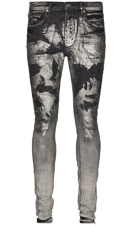 Purple Brand Holographic Gradient Pant in Grey | REVOLVE