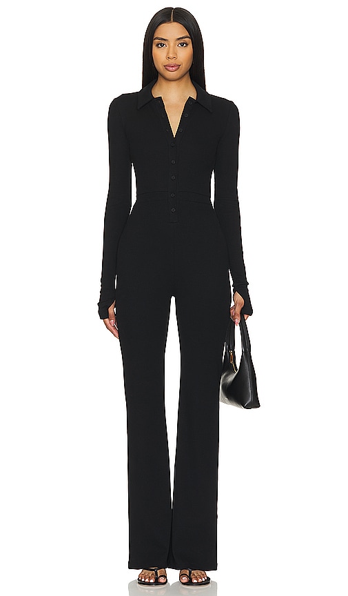 Peachy Den June Jumpsuit in Black | REVOLVE