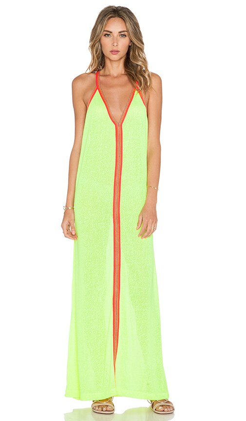 Pitusa Inca Sun Dress in Lemon | REVOLVE