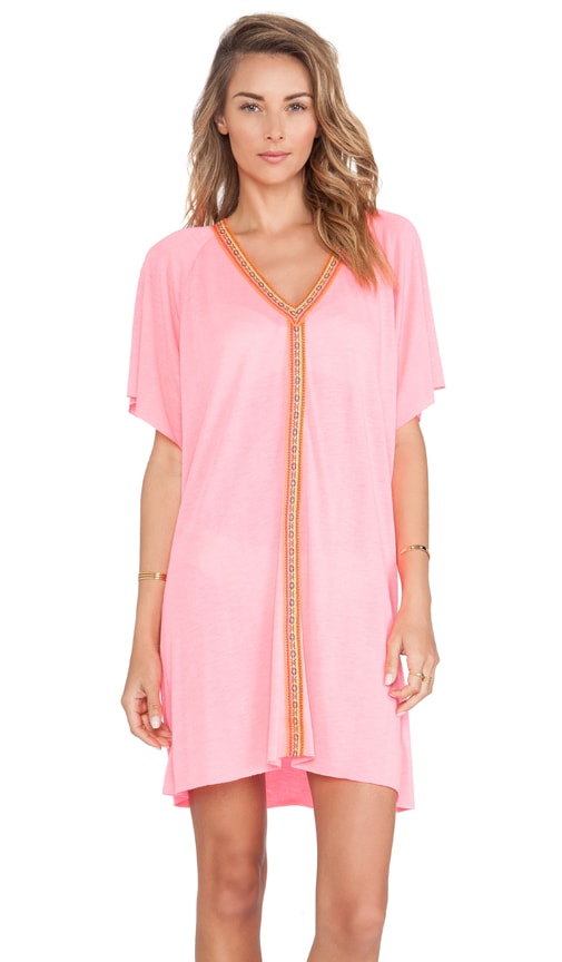 Pitusa Inca Mini Abaya in Hot Pink | REVOLVE