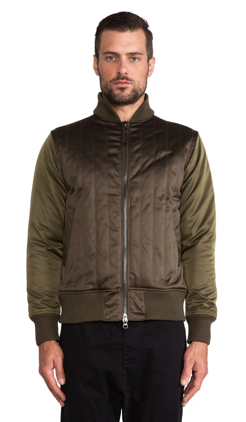 Publish Rico Bomber Jacket in Olive | REVOLVE