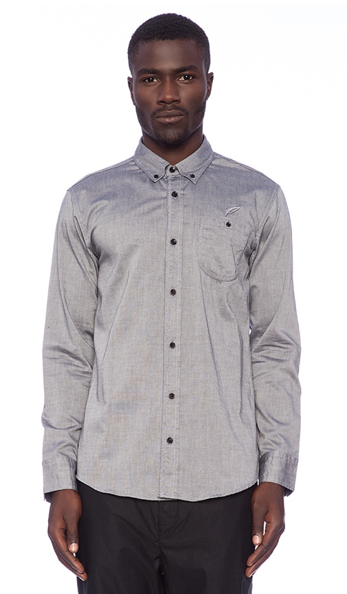 Publish Bane Button Down in Black | REVOLVE