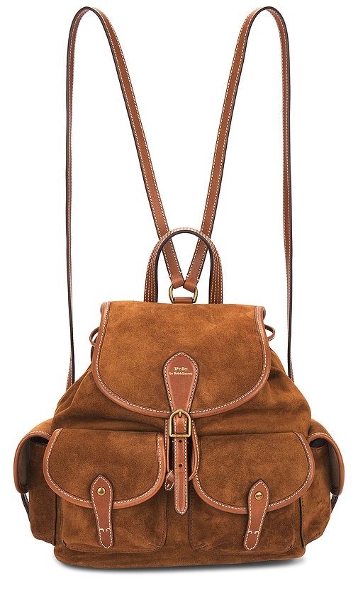 Polo Ralph Lauren Medium Backpack in Cinnamon | REVOLVE