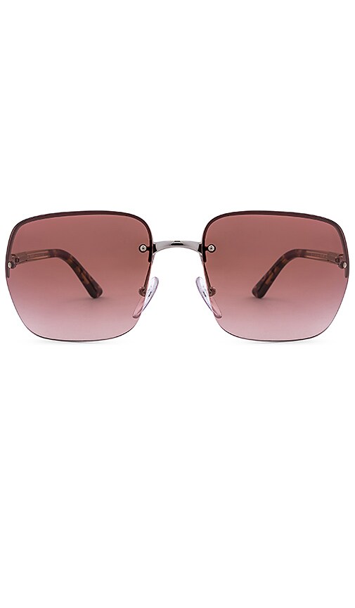 Prada Core Collection Conceptual Square in Silver & Pink Gradient | REVOLVE