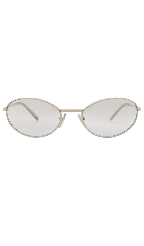 Prada Oval Sunglasses in Gold | REVOLVE