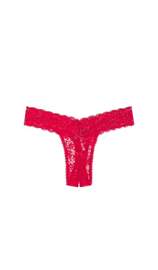 Privacy Please Georgia Ouvert Thong in Red | REVOLVE