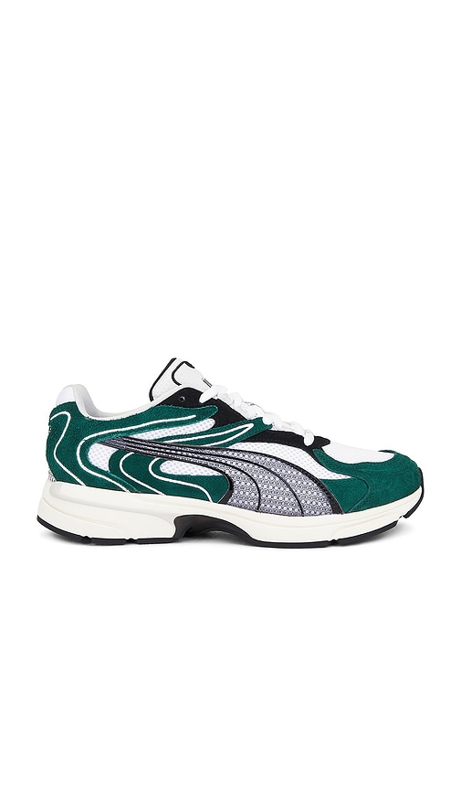Puma Select Extos Collector in Puma White & Dark Myrtle | REVOLVE