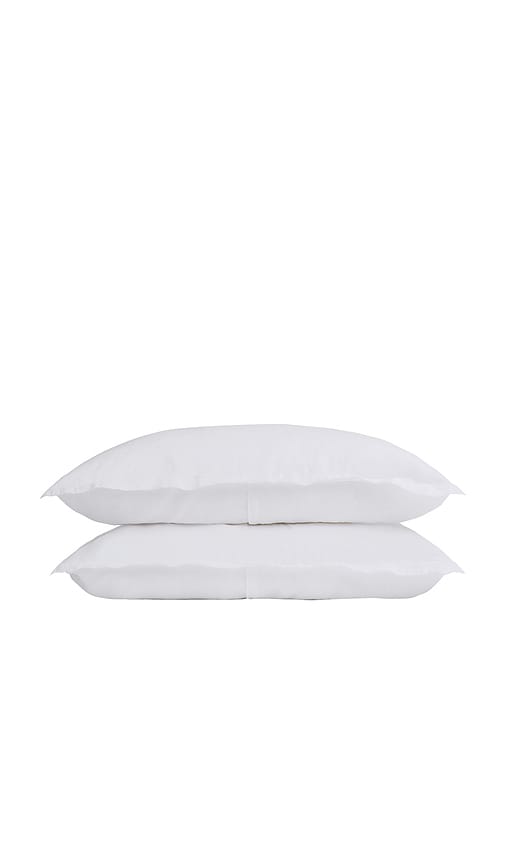 Parachute Linen Sham Set in White | REVOLVE