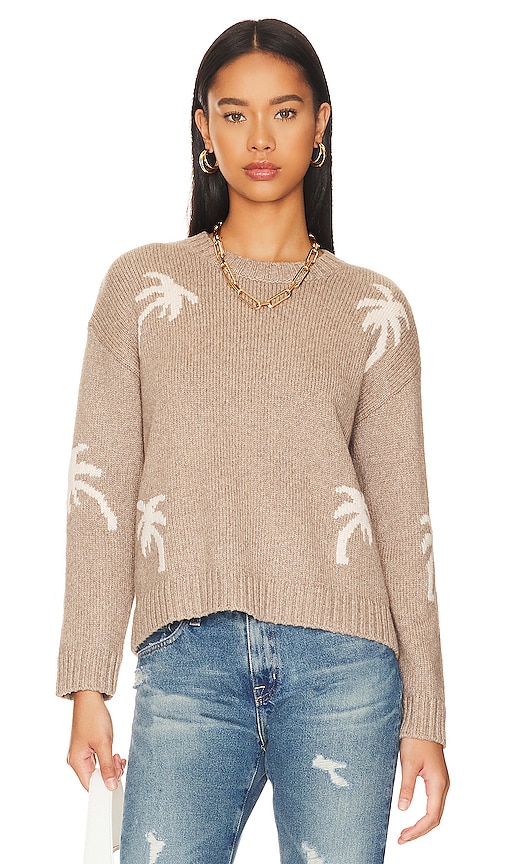 Rails Zoey Sweater in Oatmeal Ivory Palms | REVOLVE