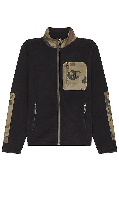 ROARK Landfall Fleece Sweater in Black | REVOLVE