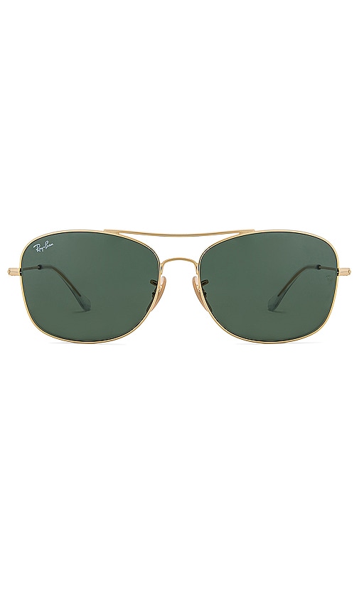 Ray-Ban Metal Square in Gold | REVOLVE