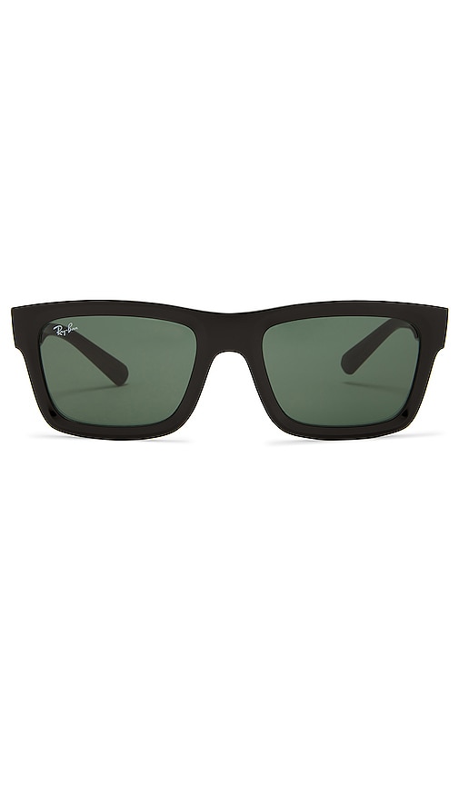 Ray-Ban Warren Sunglasses in Black & Green | REVOLVE