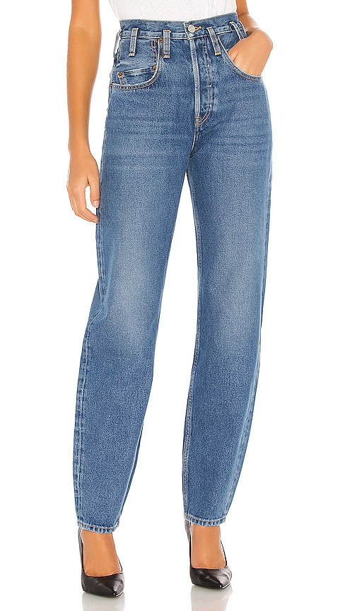 RE/DONE 80s Peg Leg in Medium 16 | REVOLVE