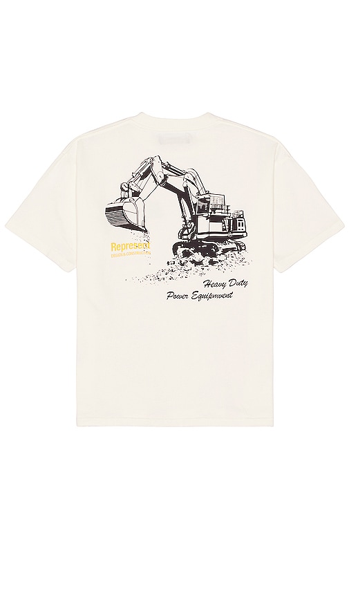 REPRESENT Design & Construction T-shirt in Flat White | REVOLVE