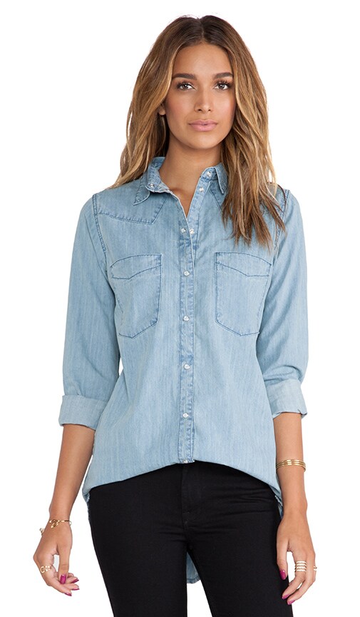 RES Denim Bootsy Bellows Shirt in Sundial | REVOLVE