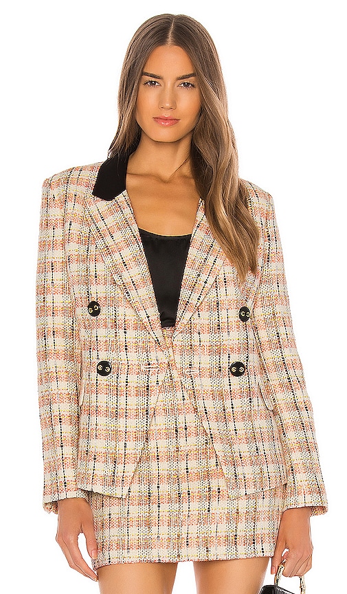 Ronny Kobo Jana Blazer in Blaze Multi | REVOLVE