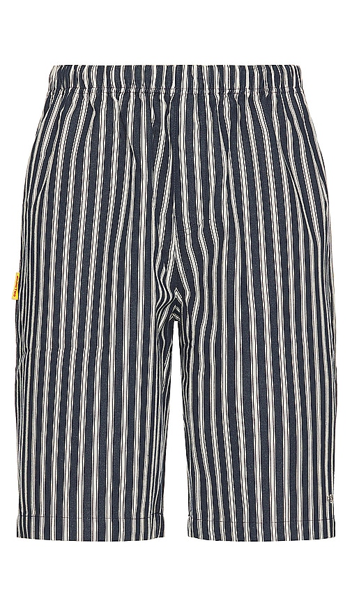 Round Two Stripe Easy Short in Navy Stripe | REVOLVE