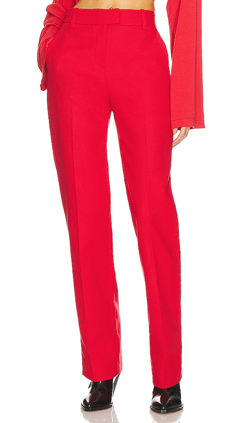 REVOLVE x Maison Meta Suit Pant in Red | REVOLVE