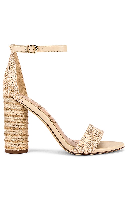 Sam Edelman Yamille Sandal in Sand Chevron | REVOLVE