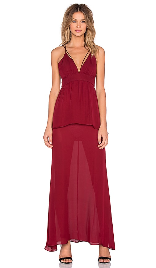 Stone Cold Fox Masonic Gown in Red | REVOLVE