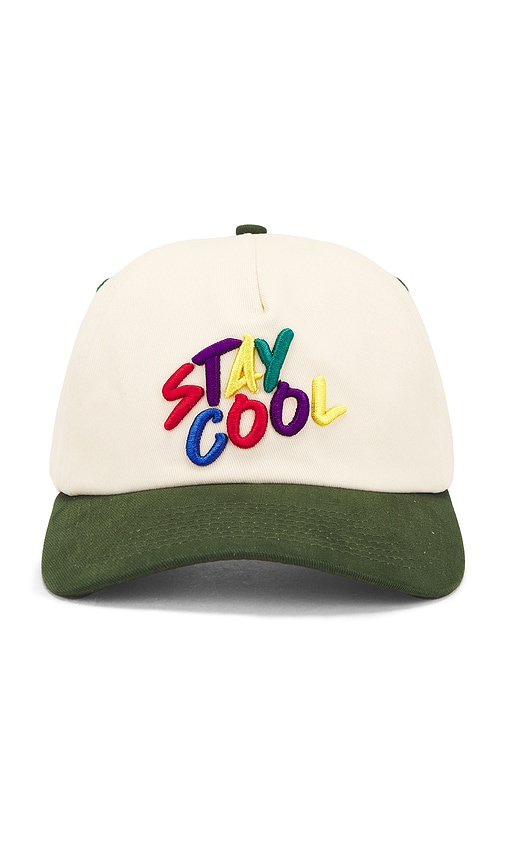 Stay Cool Art Cap in Forest Green & Cream | REVOLVE