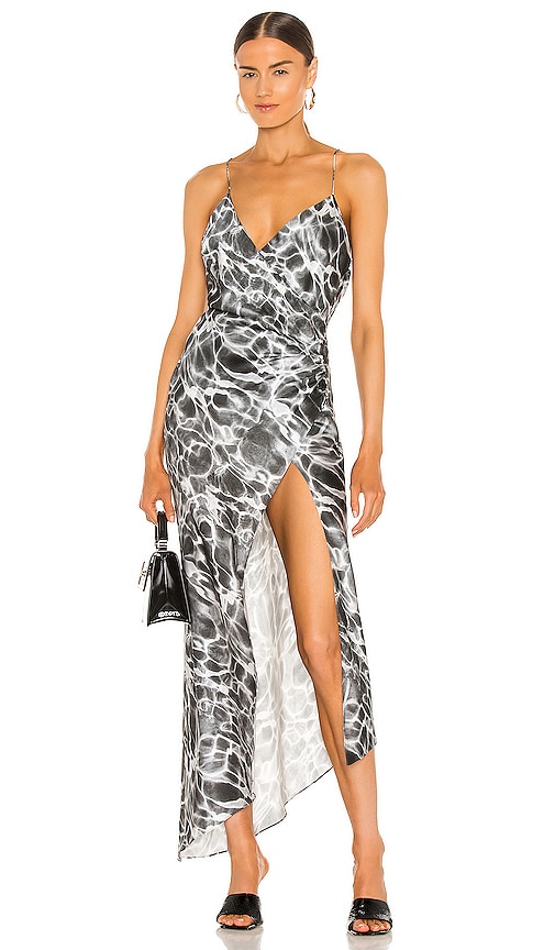 SER.O.YA Emma Silk Dress in Pool Print | REVOLVE