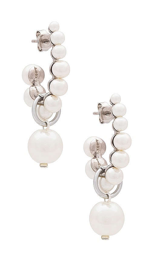 SHASHI Carina Earring in Silver | REVOLVE