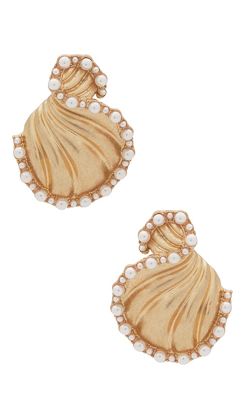 SHASHI Marine Earring in Gold | REVOLVE