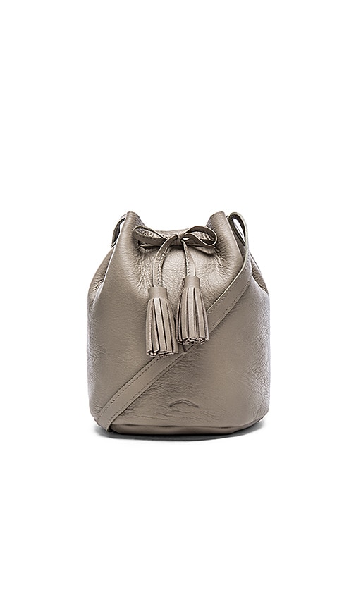 Shaffer The Greta Medium Bucket Bag in Cement | REVOLVE