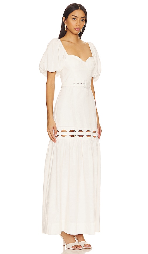 White Cut Out Maxi Dress | REVOLVE