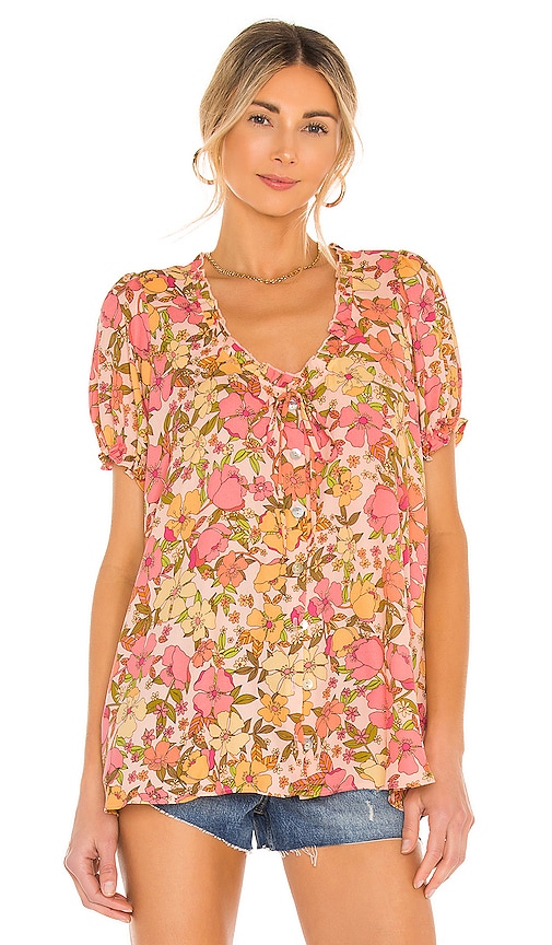 Show Me Your Mumu Brunch Top in Pretty Poppy | REVOLVE
