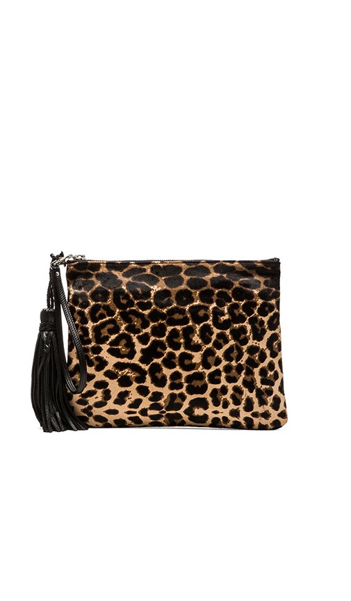 Simone Camille The Dash Clutch in Jaguar Print | REVOLVE